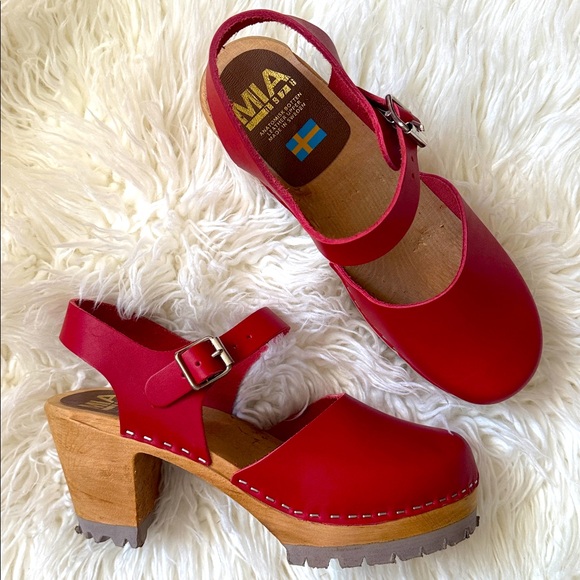 MIA | Shoes | Mia Abba Clogs Red | Poshmark